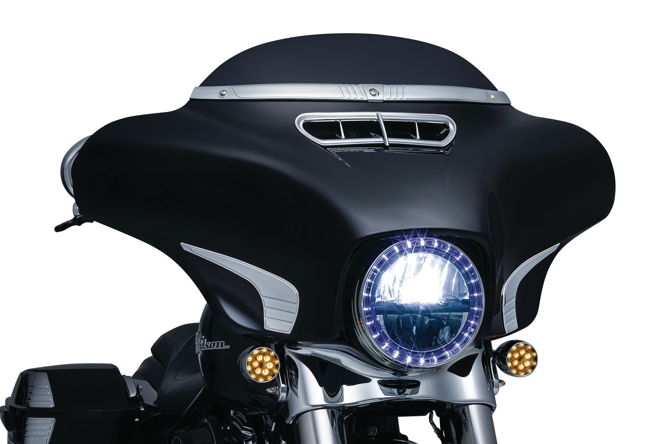 Kuryakyn Tri-Line Windshield Trim For Harley Davidson 2014-2023 Electra ...