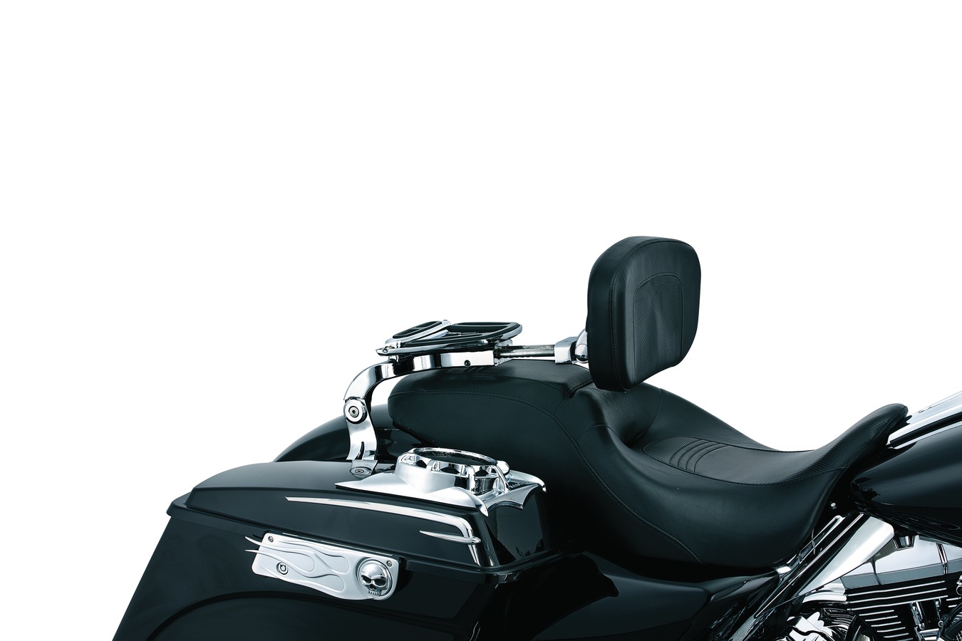 Kuryakyn Multi-Purpose Driver and Passenger Backrest In Chrome Finish ...