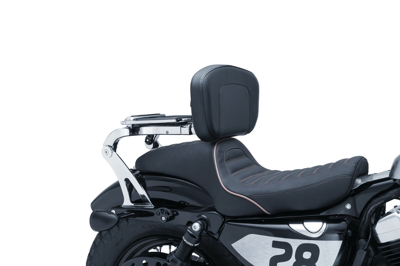 Kuryakyn Multi-Purpose Driver and Passenger Backrest In Chrome Finish ...