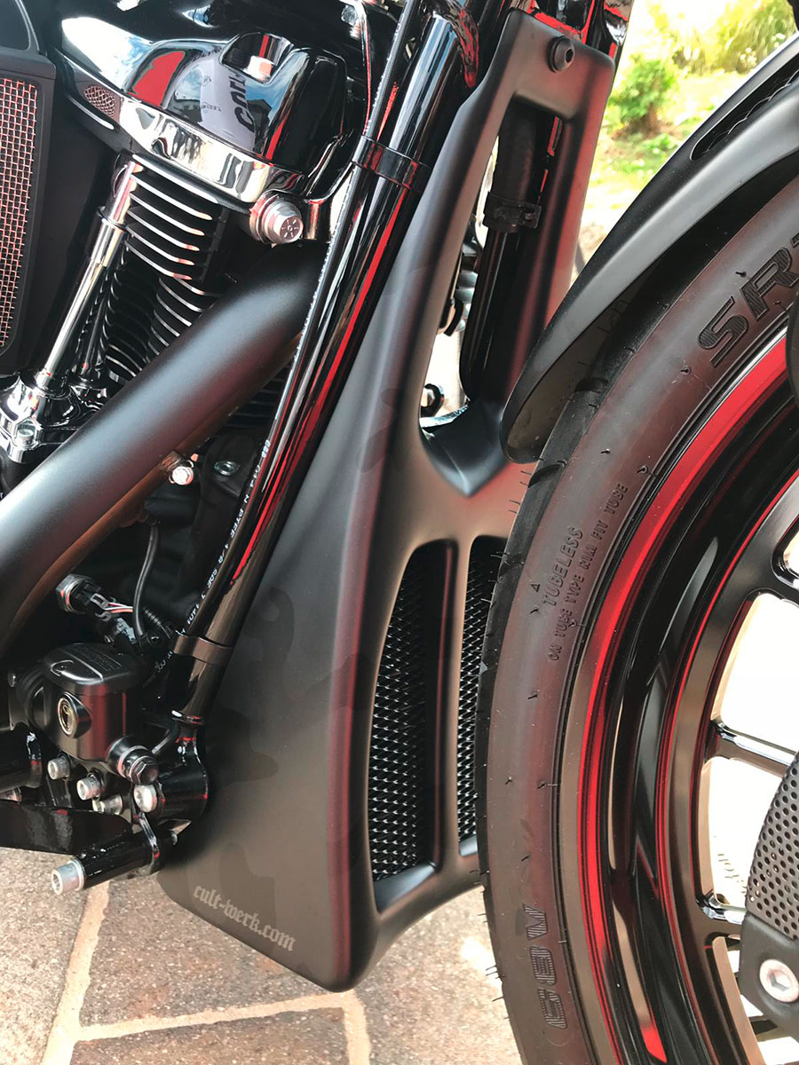 Cult Werk Custom Bug Spoiler Unpainted For Harley Davidson 2017-2020 ...