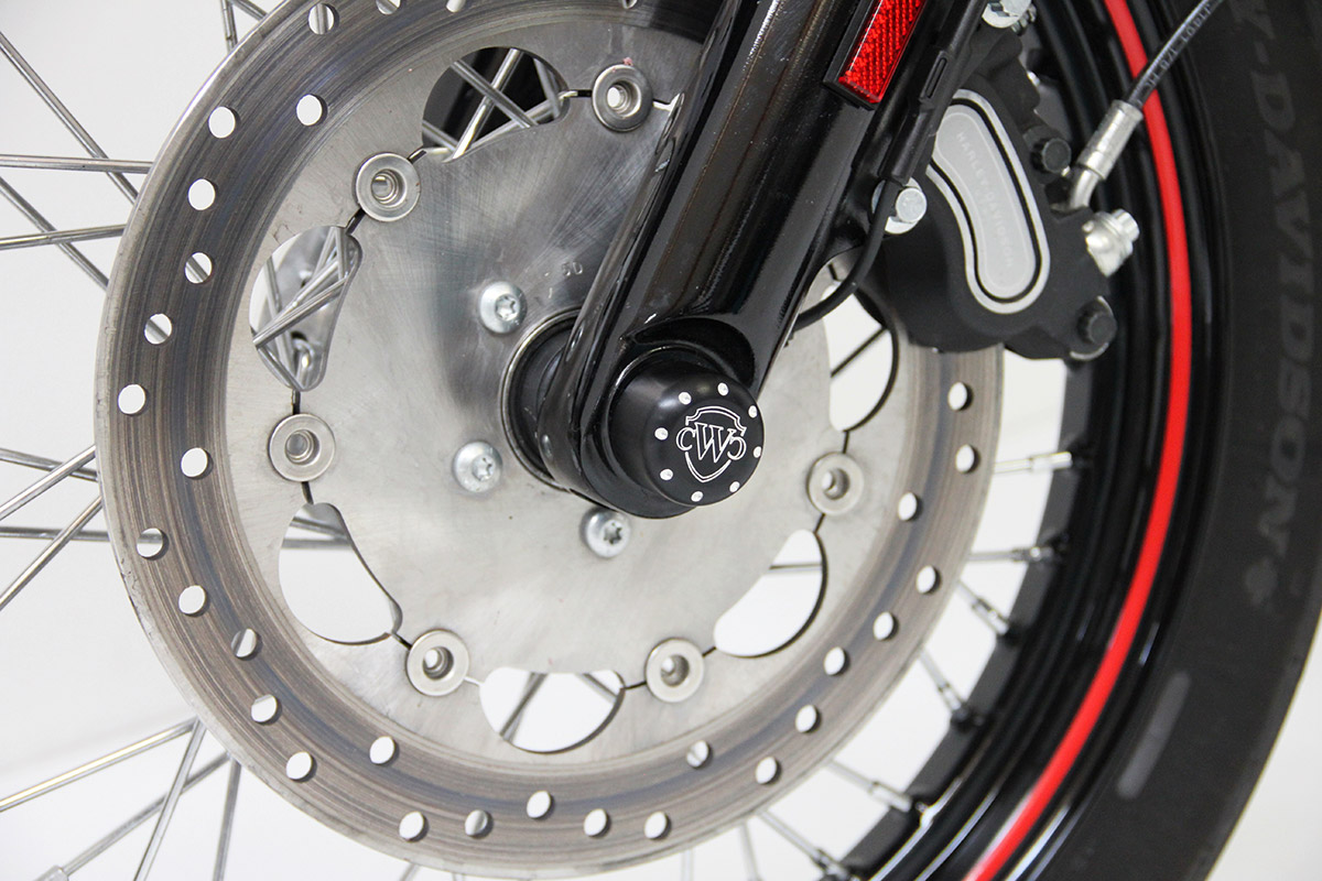 Cult Werk Front Axle Cover Kit With Milling For Various Harley Davidson ...