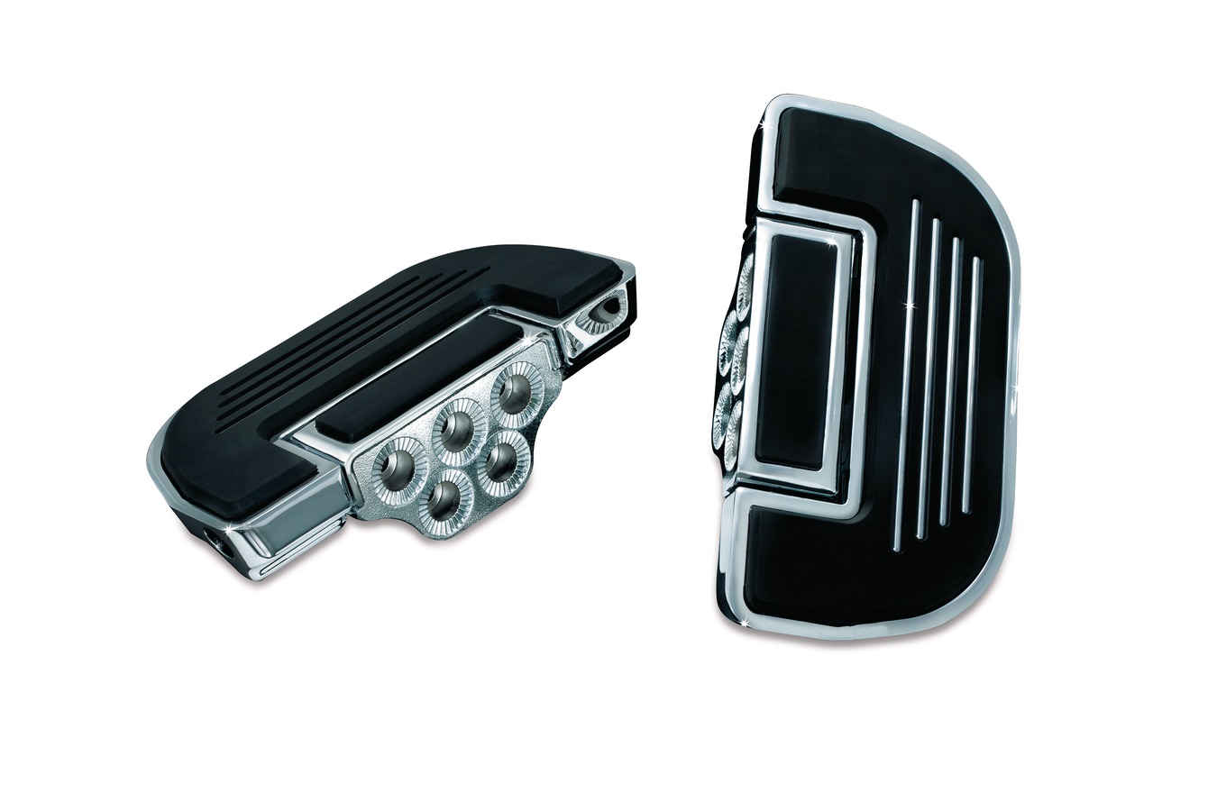 Kuryakyn Premium Folding Floorboards For Driver Or Passenger In Chrome ...