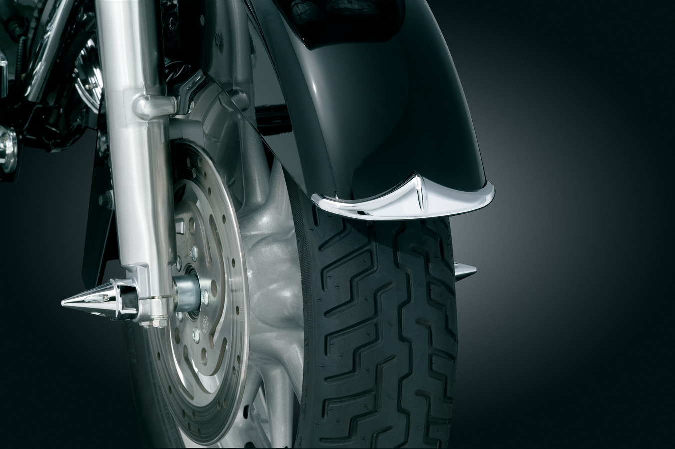 Kuryakyn Leading Edge Front Fender Accent For Harley Davidson Touring ...