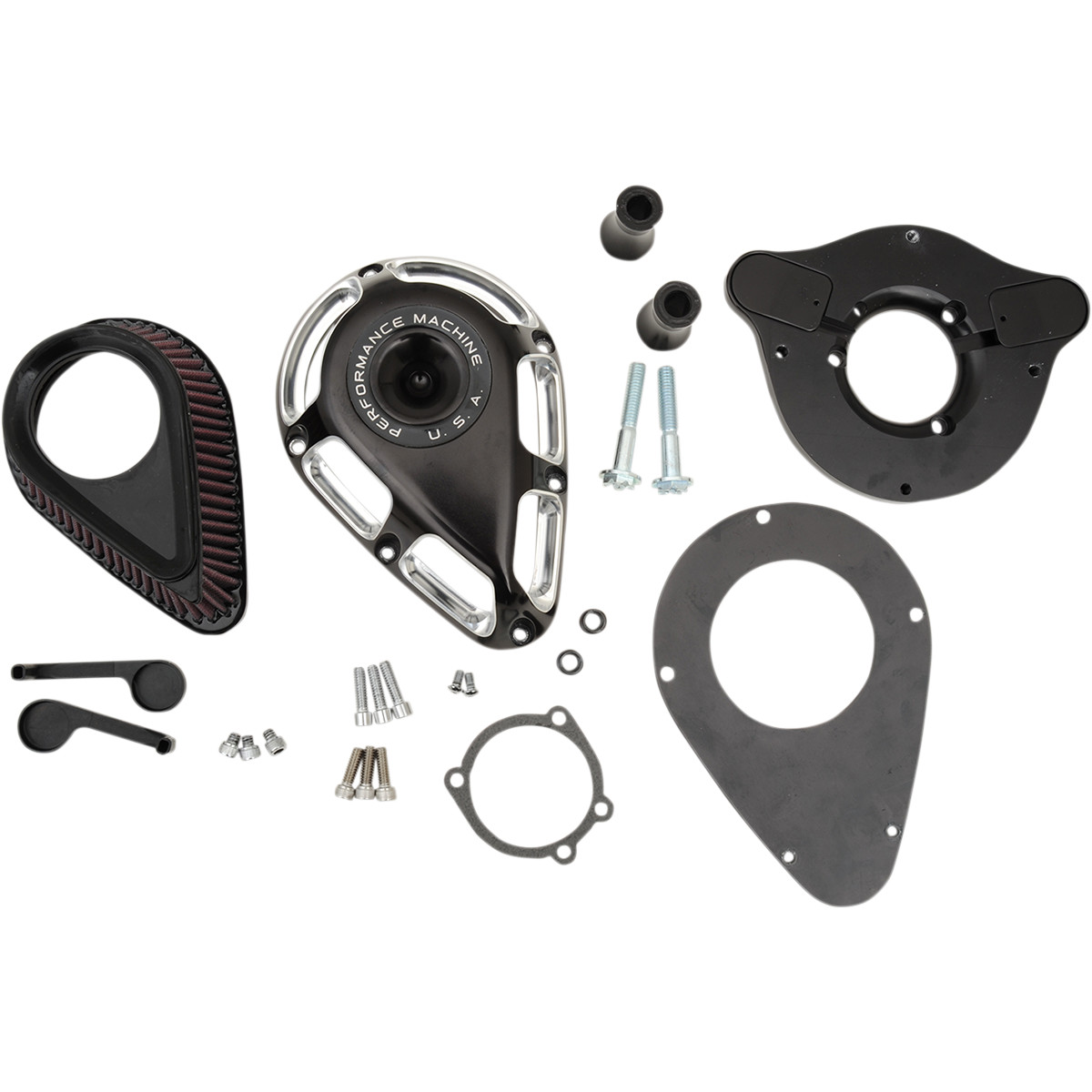 Performance Machine Jet Air Cleaner in Contrast Cut Finish For 1991 ...