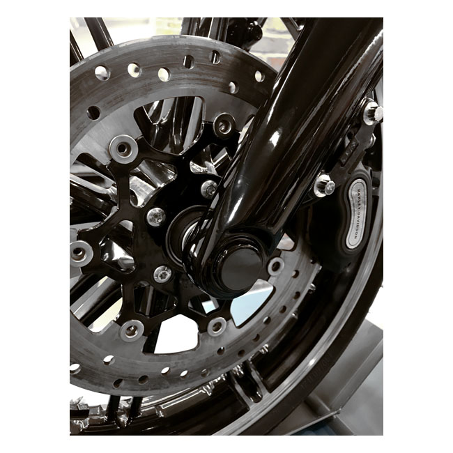 Killer Custom Front Axle Cover Set in Gloss Black Finish For 2018-2023 ...