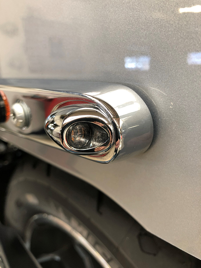 Kodlin Mini Fender Strut 3-1 Taillight/Turn Signal Combo In Chrome ...