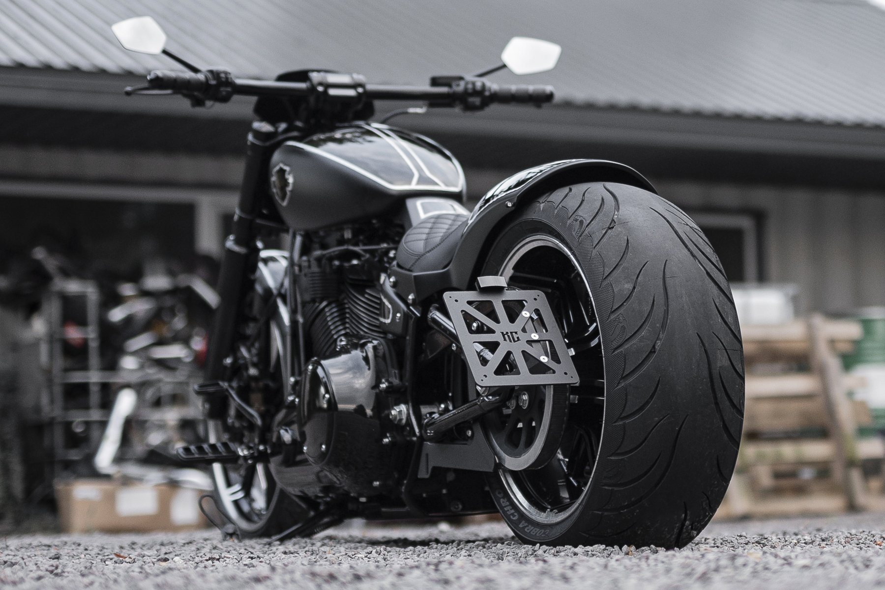 Killer Custom License Plate Bracket For Japan, USA & South Korea Harley ...