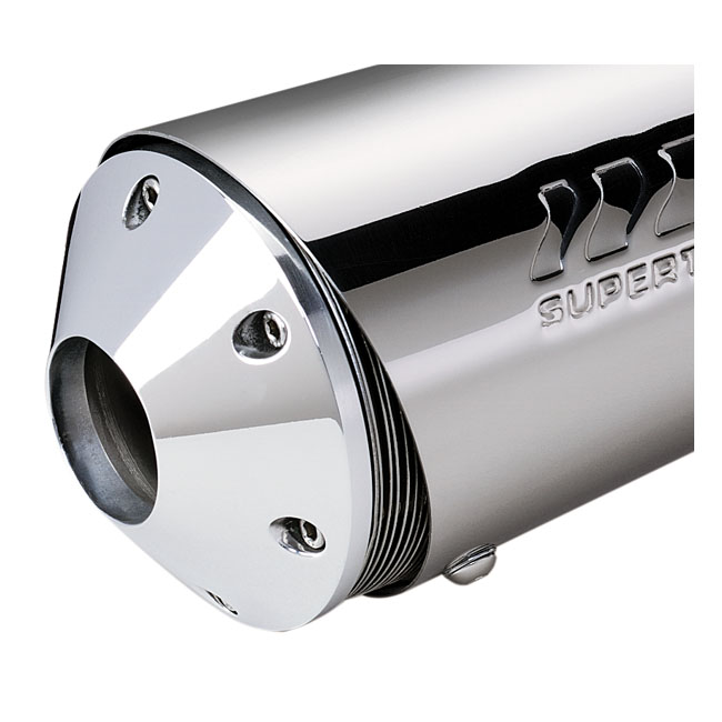 Supertrapp 4 Inch Open End Cap in Brushed Stainless Steel Finish (405-3046) | ARH Custom UK