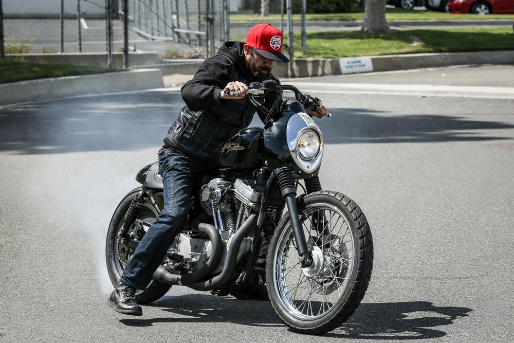 Burly Brand 9 Inch High Jim Handlebar In Black For Harley Davidson 1982 ...