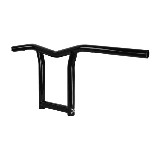 Burly Brand 10 Inch High Sid Handlebar In Black For Harley Davidson ...