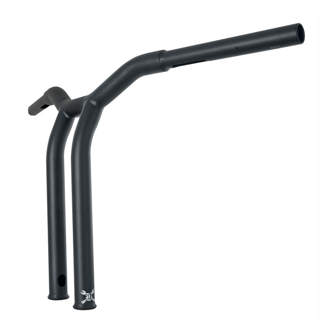 Burly Brand 14 Inch High Dominator Raked 1-1/4 Inch T-Bar Handlebars In ...