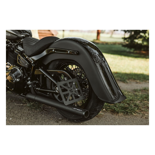 Killer Custom 4 Inch Stretched Rear Fender With Classic Tip in Black ...