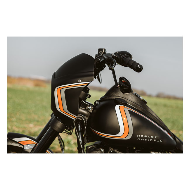 Killer Custom Fairing Kit in Black Finish For 2020-2023 M8 Softail Low ...