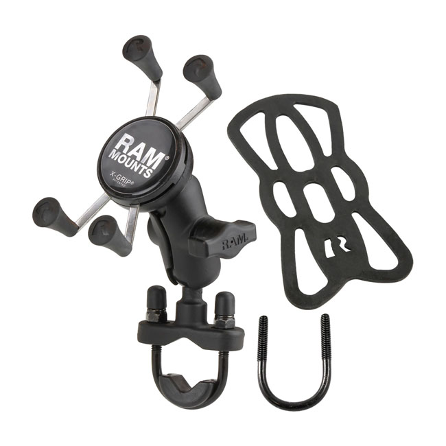 Ram Mounts X-grip Phone Mount With U-Bolt Base And Short Socket Arm For ...