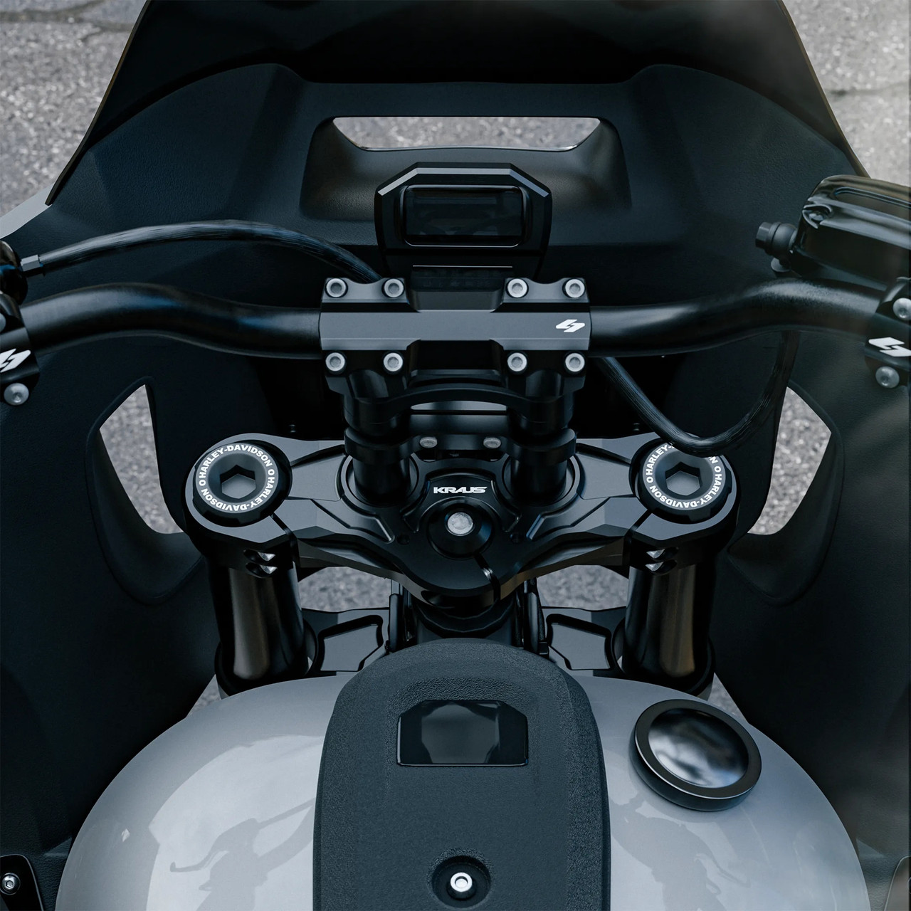 Kraus Axis Softail Triple Trees For Harley Davidson 2018-2024 Softail ...