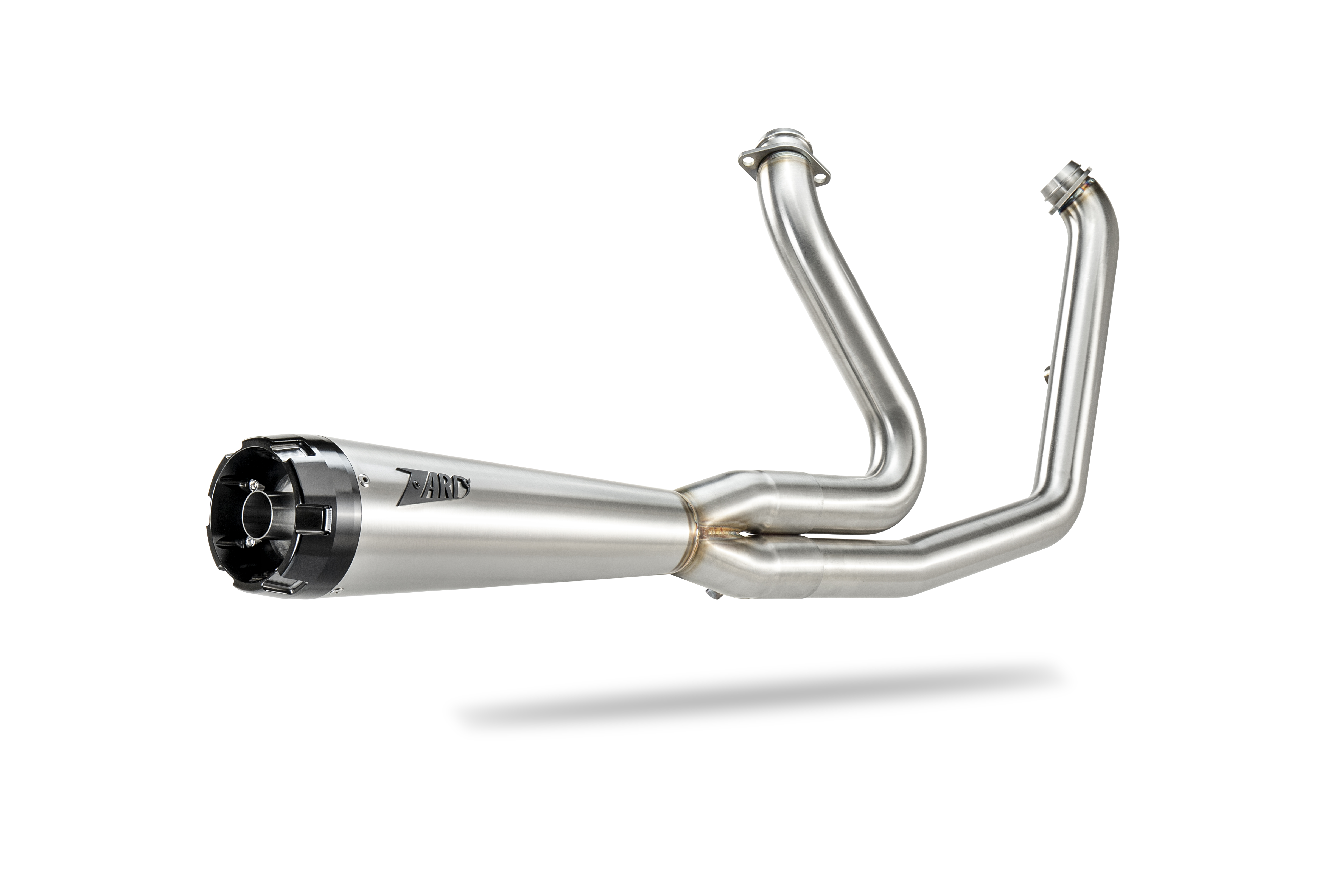 Zard 2 Into 1 Short Cone Euro 5 Exhaust System In Polished Stainless ...