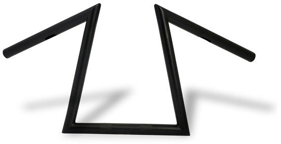 Highway Hawk Z-Bar Extreme Handlebar 12 Inch Rise in Black Finish (55 ...