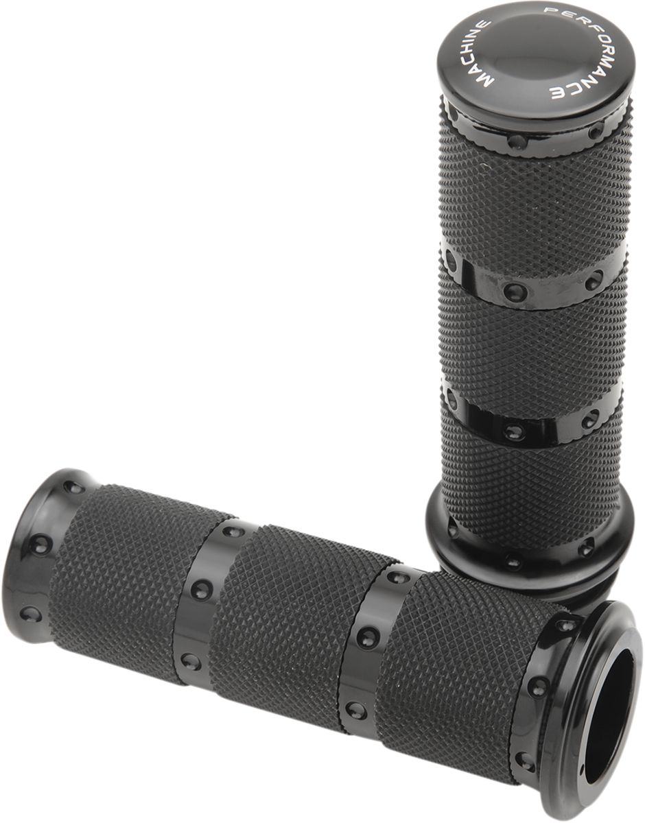 Performance Machine Contour XLS Grips In Black For 2008-2023 Harley ...