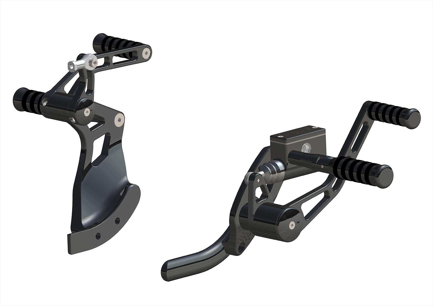 Ricks Motorcycles Forward Control Kit +2 Inch in Black Finish For 2018 ...