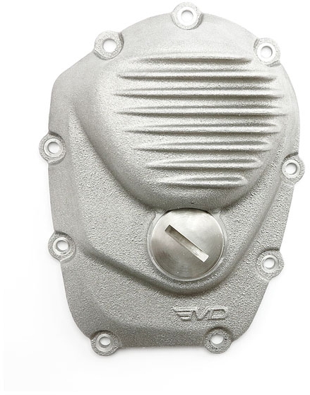 EMD Ribbed Cam Cover in Raw Finish For 2017-2020 Touring, 2018-2020 ...