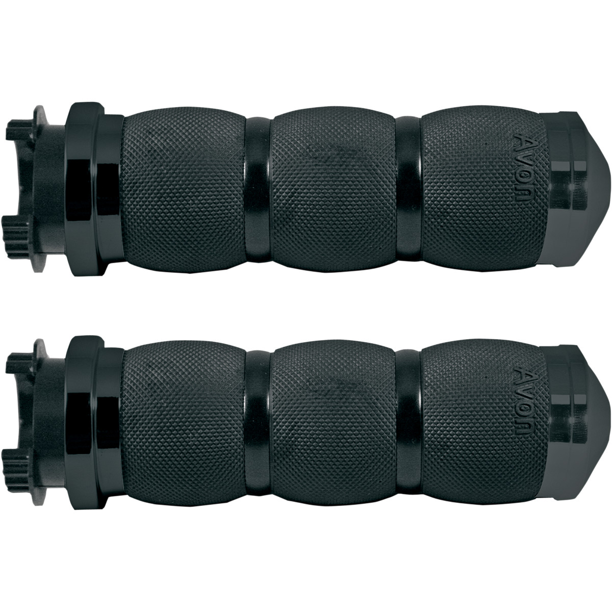 Avon Grips Air Cushioned Grips In Black Anodised Finish For Metric ...