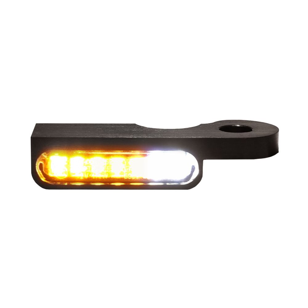 Heinz Bike LED Handlebar Turn Signals in Aluminium/Black Finish With ...