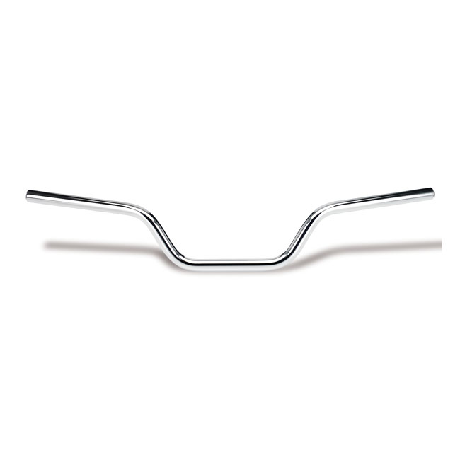 Biltwell Tracker High 1 Inch Smooth Handlebars In Chrome Finish For ...