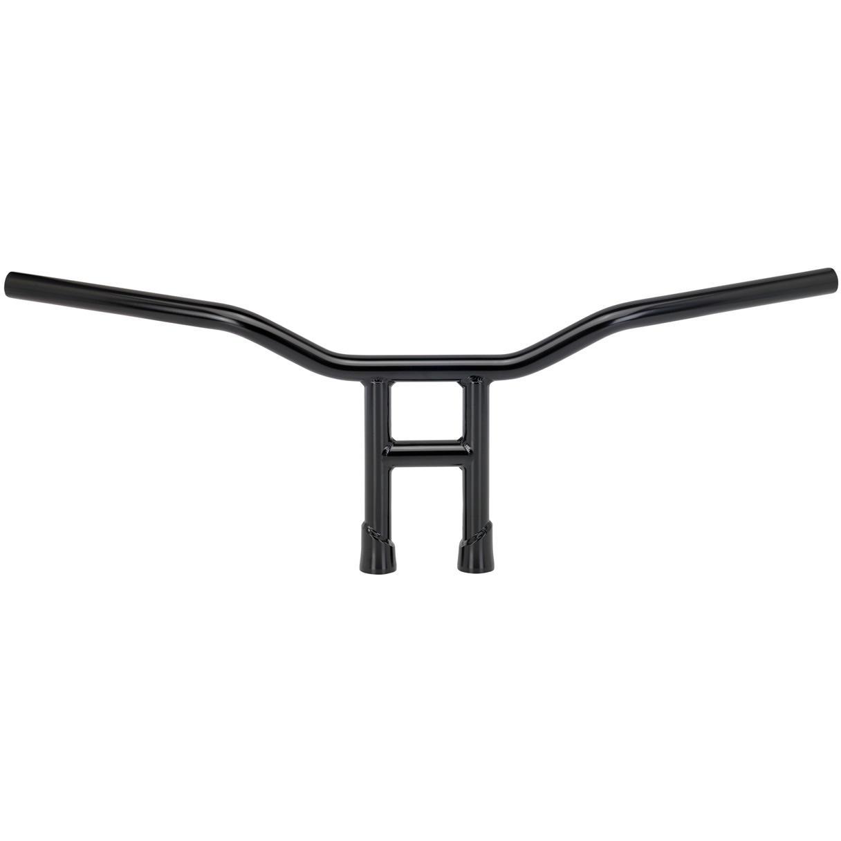 Biltwell Tyson 10 Inch Slotted Handlebar in Black Finish For 1982-2022 ...