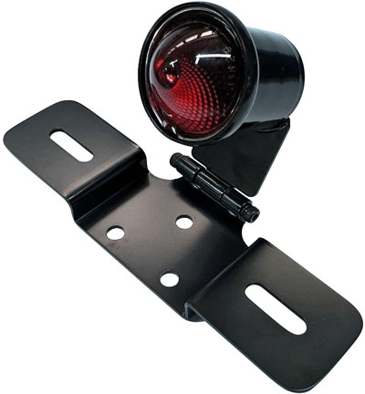 Doss LED Old School Taillight Type 6 In Black With Red Lens (ARM101875) | ARH Custom UK