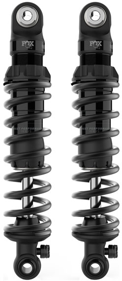 Fox Factory Standard IFP 12 Inch Shocks In Black For Harley Davidson ...