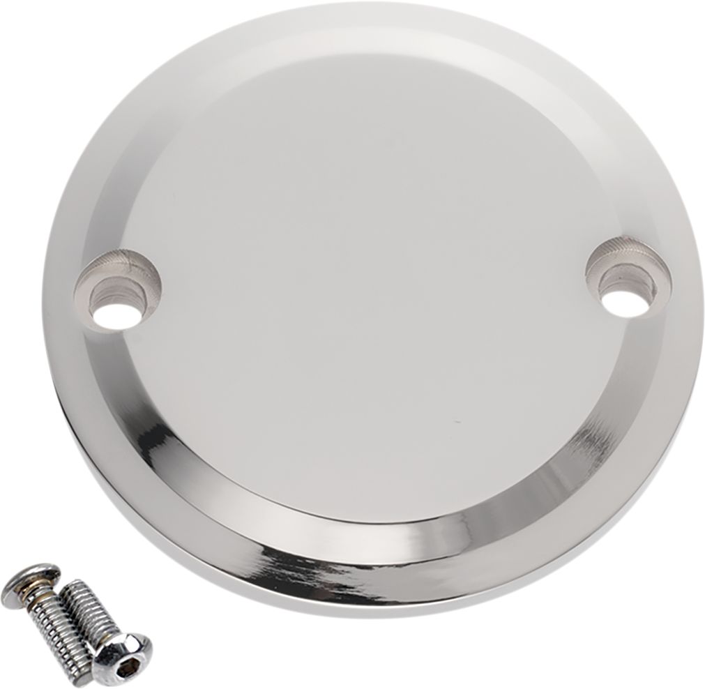 Joker Machine Finned Smooth Chrome Timing Cover For M8 Models (02-971-3 ...