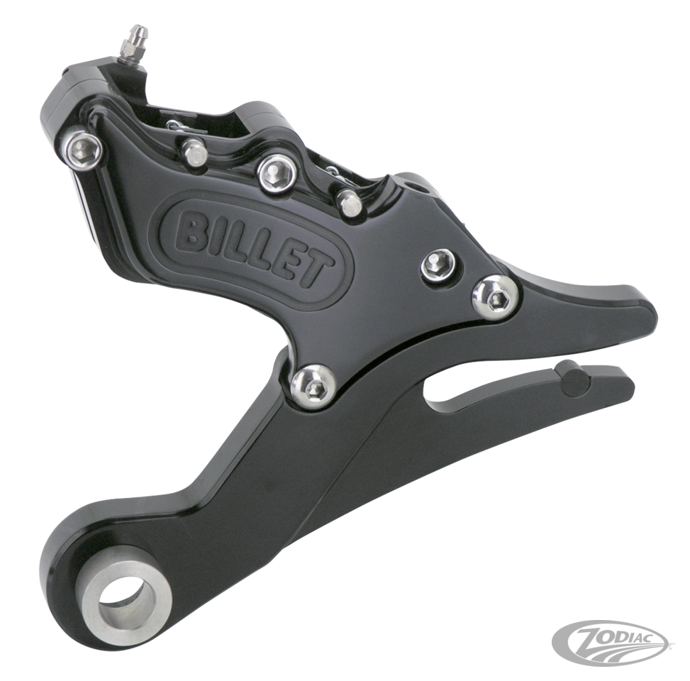 Harrison Billet 4 Piston Rear Brake Caliper With Bracket In Polished Or ...