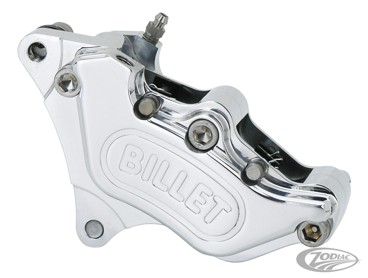 Harrison Billet 4 Piston Front Brake Caliper In Polished Or Black ...