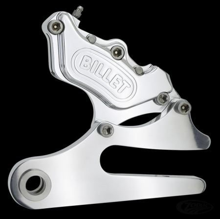 Harrison Billet 4 Piston Rear Brake Caliper With Bracket In Polished Or ...
