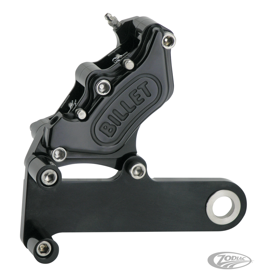 Harrison Billet 4 Piston Rear Brake Caliper With Bracket In Polished Or ...