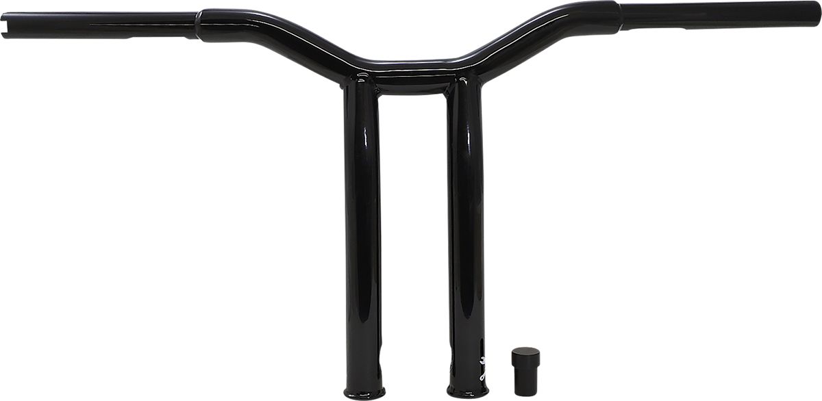 Burly Brand 12 Inch High Dominator Raked 1-1/4 Inch T-Bar Handlebars In ...