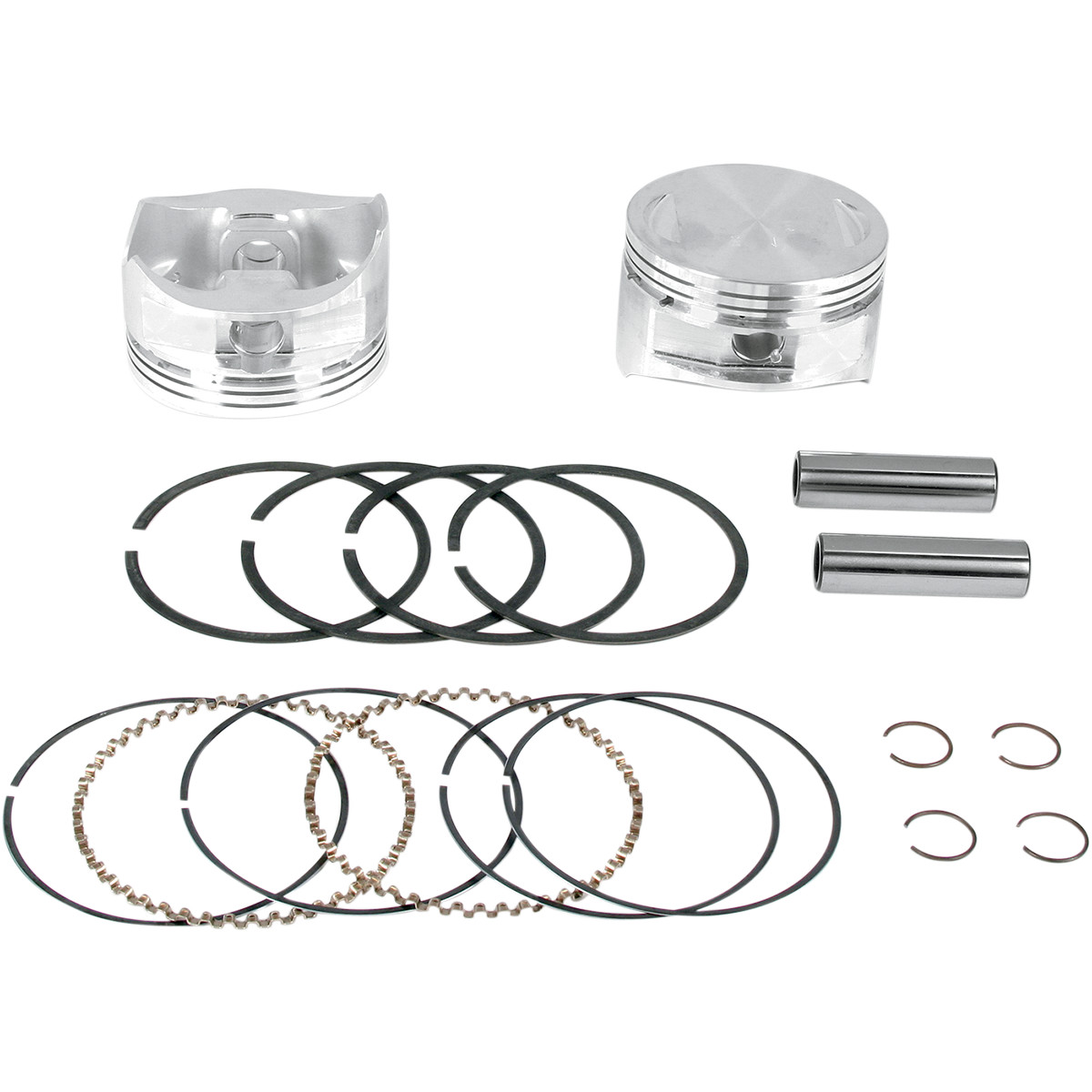 S&S +.020 Inch Size 4 Inch Bore Piston Kit For All 100 & 107 Inch And 4 ...