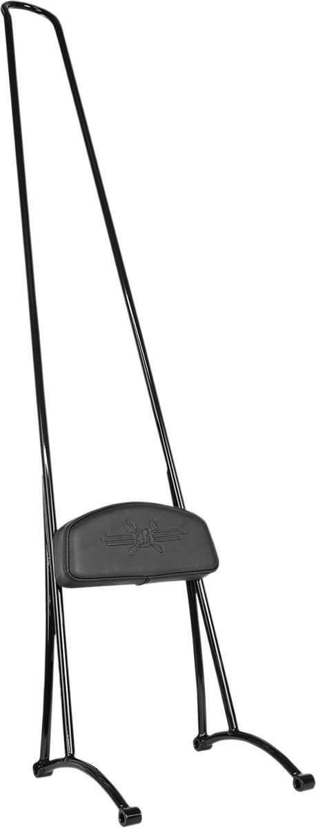 Burly Brand Sissy Bar Stupid Tall in Black Powder Coated Finish For ...