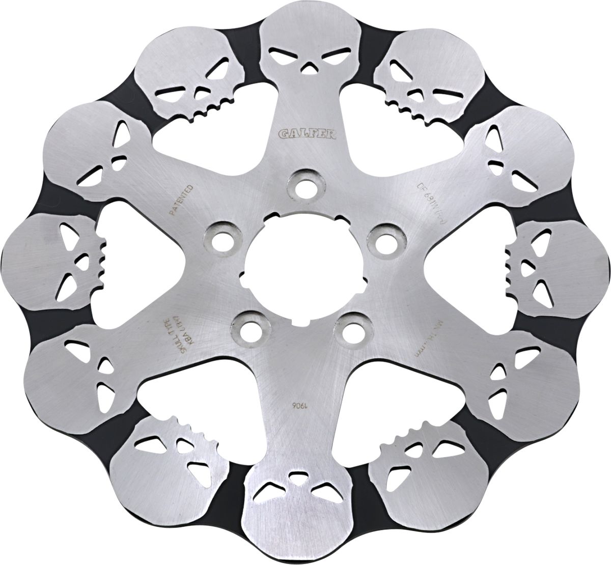Galfer Rear Solid Skull Brake Disc For Harley Davidson 2000-2010 ...