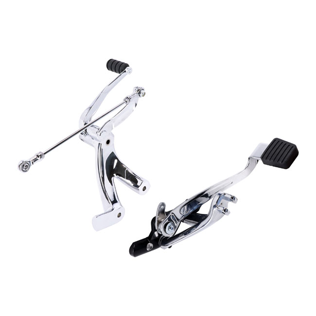 Doss Forward Control Kit In Chrome Finish For 2018-2023 Softail Street ...