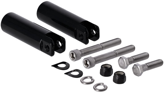 DK Custom Products Passenger Footpeg Conversion Kit For Harley Davidson ...